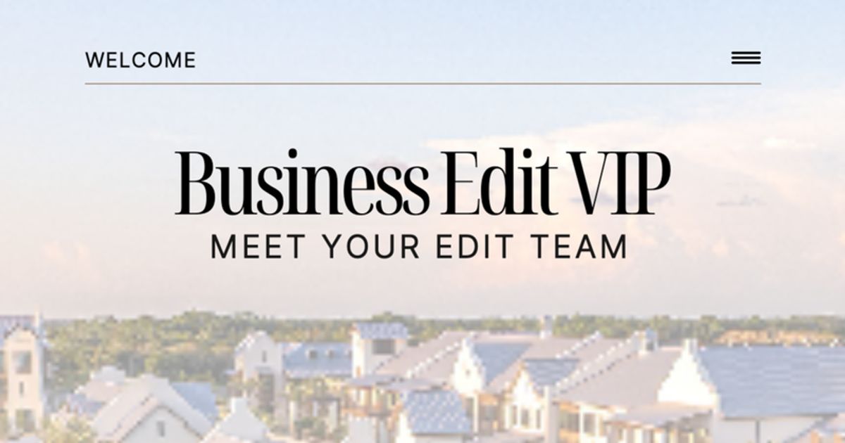 Business Edit VIP